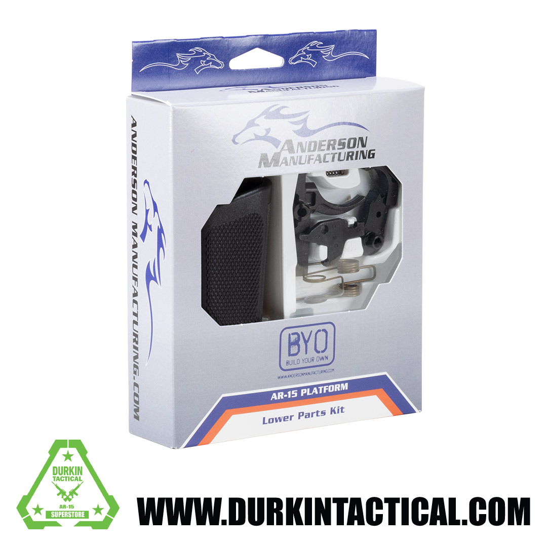 Anderson Manufacturing Lower Parts Kit - Black Hammer and Trigger ...