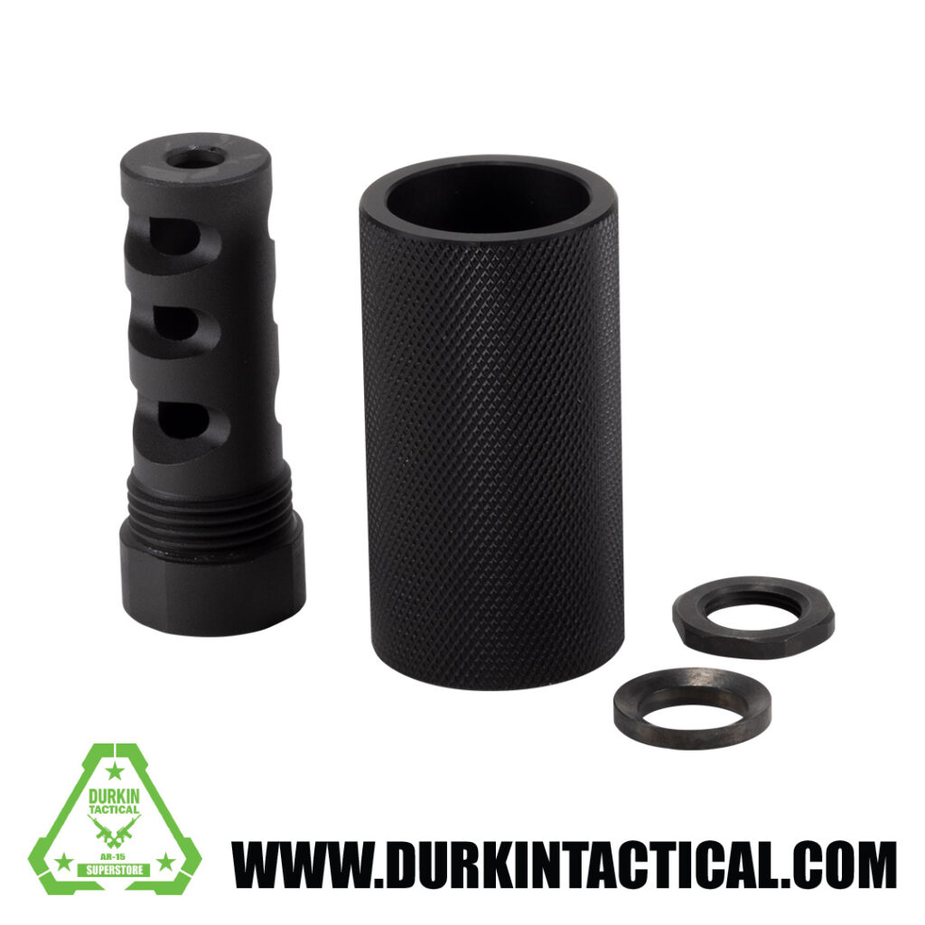 1/2”x28 Muzzle Brake for AR-15 plus Sound Redirect 13/16 X 16 threaded ...