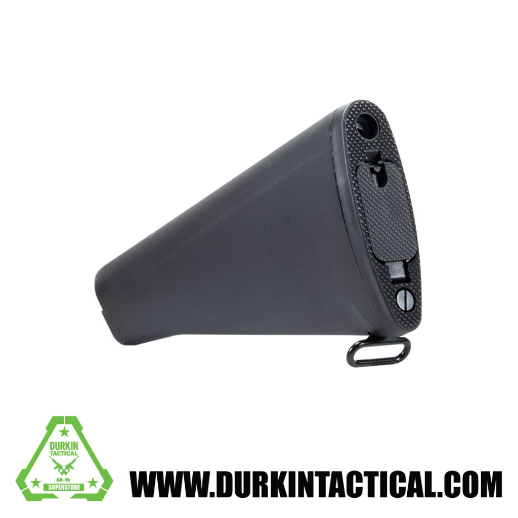 A2 Style AR-15 Fixed Rifle Stock, Black - Durkin Tactical