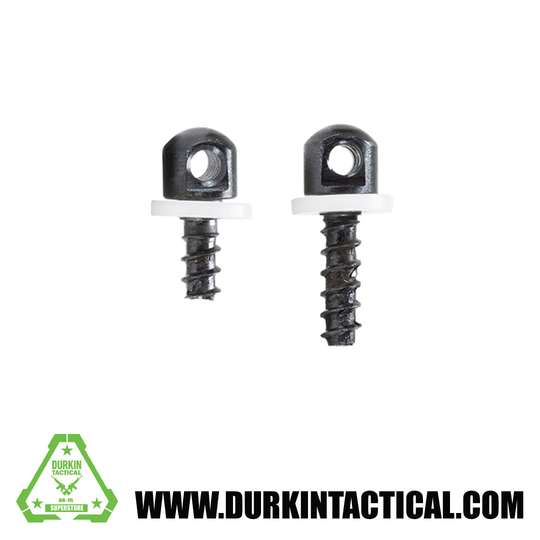 3/4″ Long Swivel Sling Wood Screw Studs (Set of 2) - Durkin Tactical