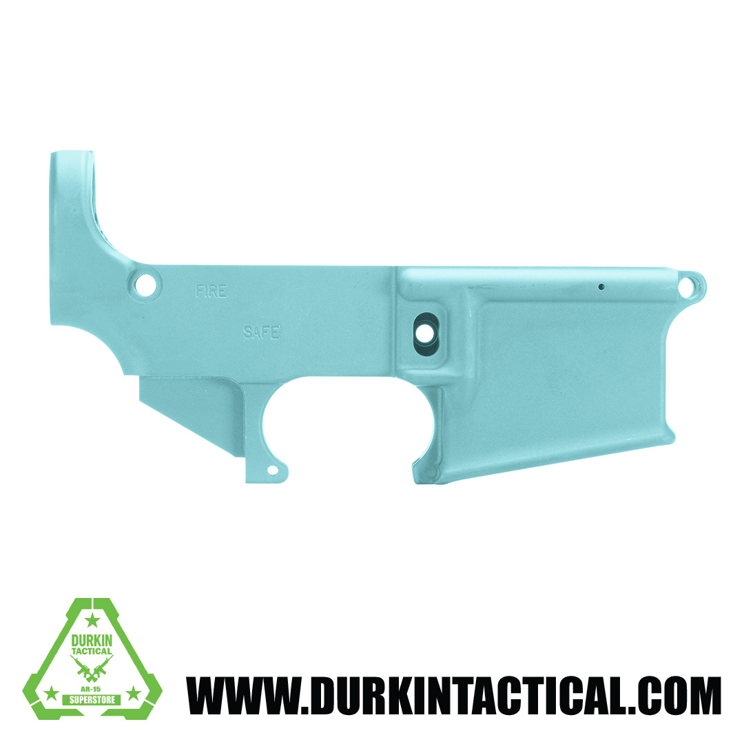 AR-15 80% Cerakote Lower Receiver - Robin Egg Blue - Durkin Tactical