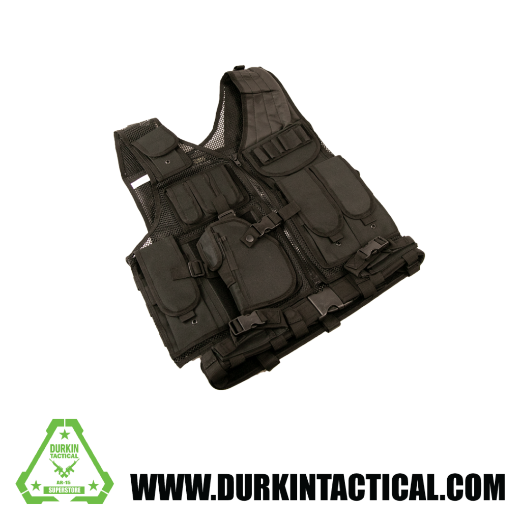Left Handed Vest - Black - Durkin Tactical
