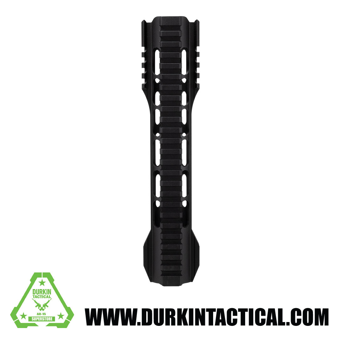 AR-15 M-Lok Free Float Slant Cut 10″ Quad Rail Handguard - Durkin Tactical