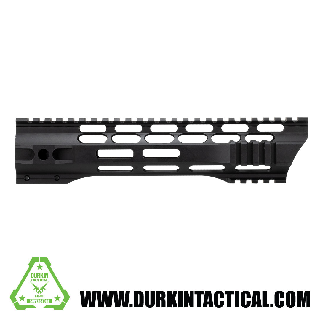 AR-15 M-Lok Free Float Slant Cut 10″ Quad Rail Handguard - Durkin Tactical