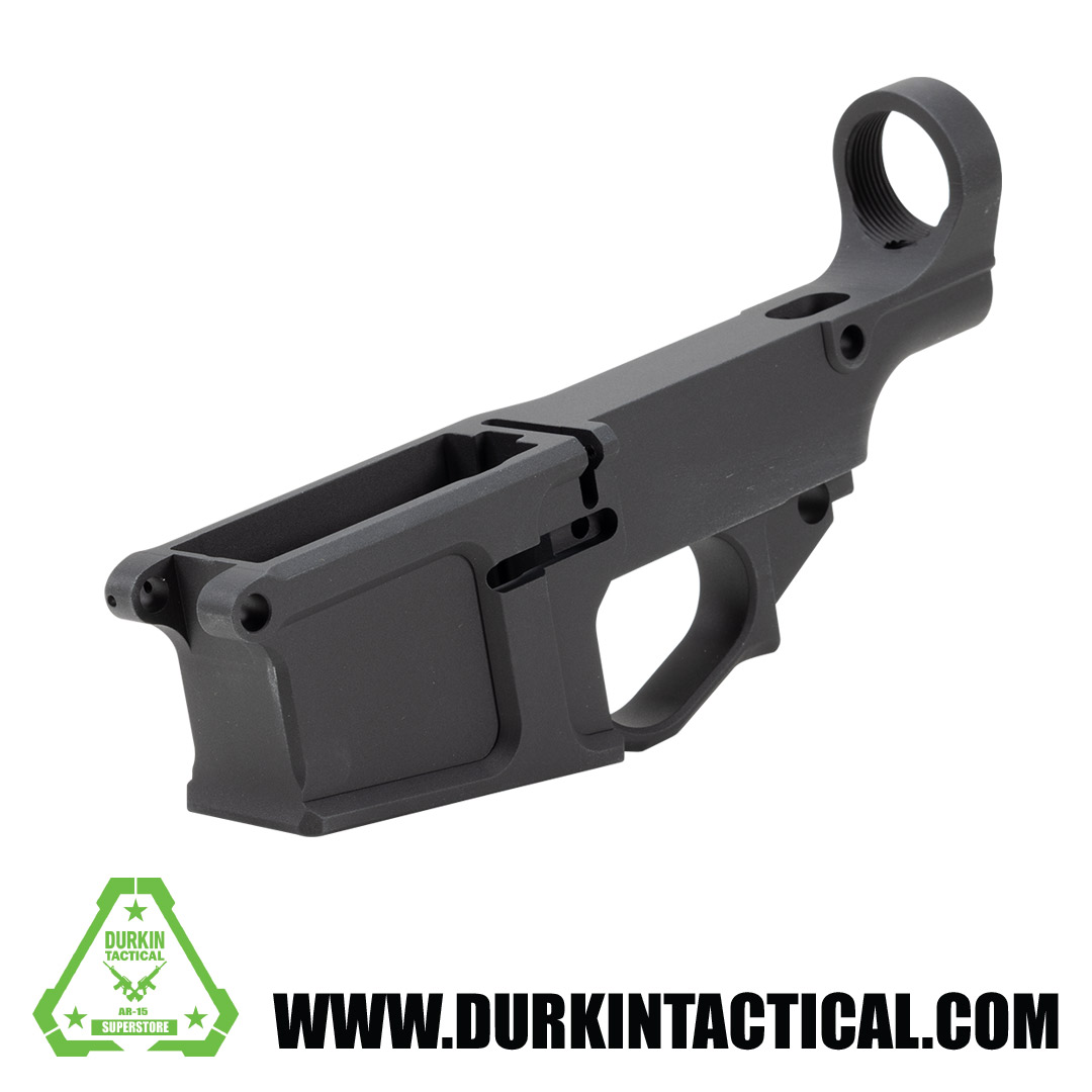 AR-10 Lower Receiver 80% Black Billet - Durkin Tactical