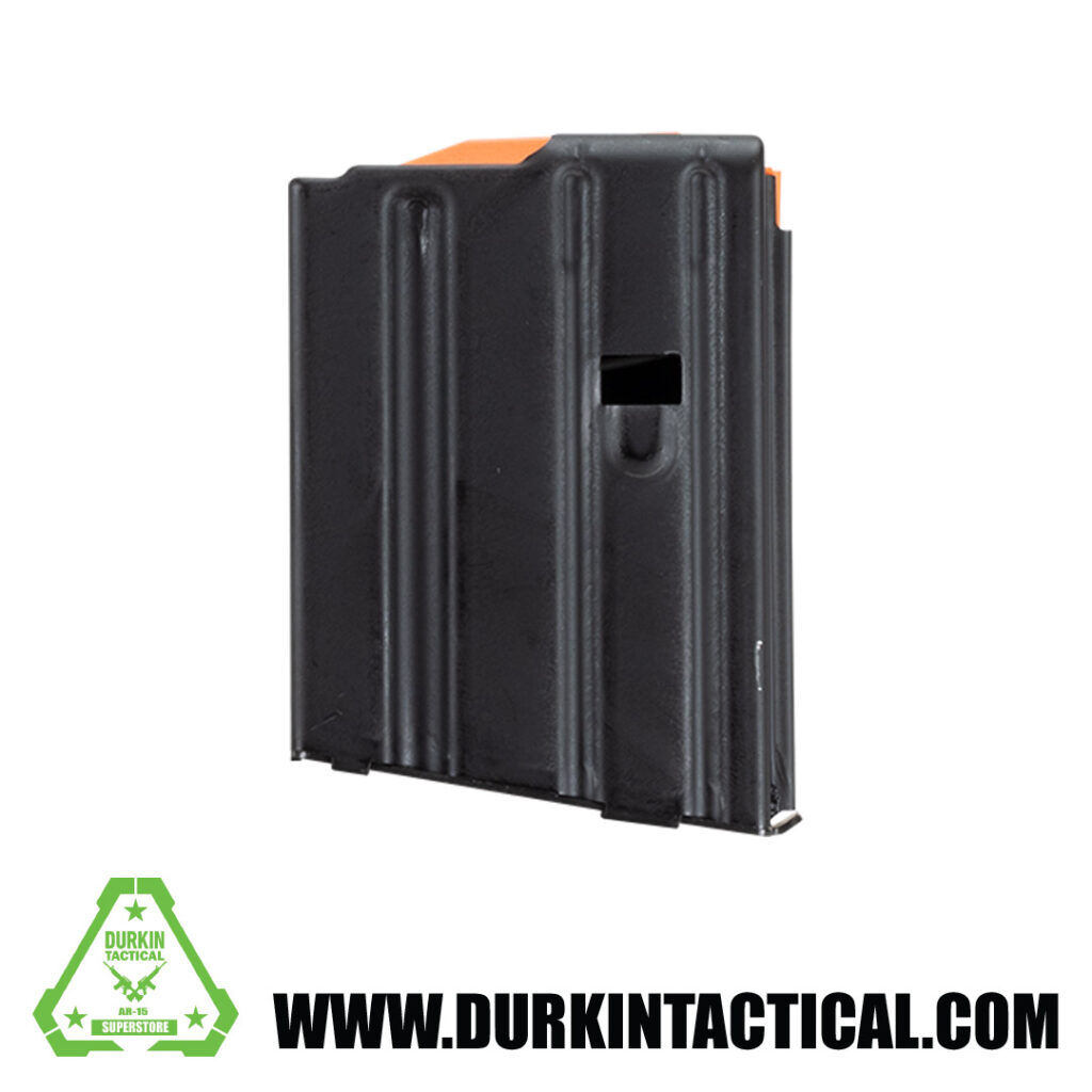 AR-15, 5 Round, .223/5.56 Stainless Steel Magazine, Black - Durkin Tactical