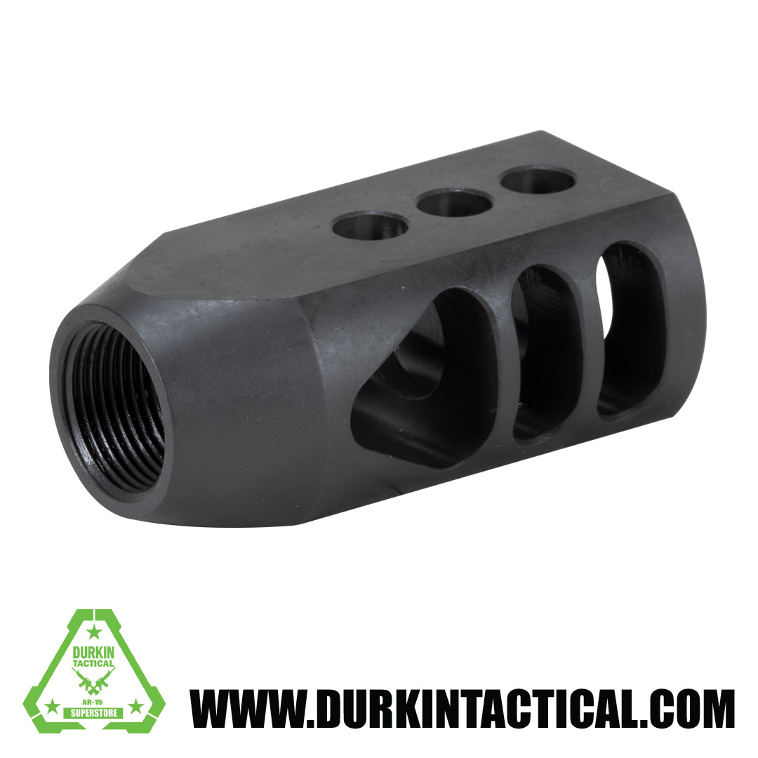 .50 Cal Beowulf, Muzzle Brake 49/64×20 Black Phosphate - Durkin Tactical