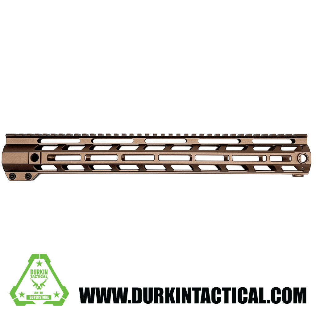 AR-15 15″ MLOK Handguard, Bronze - Durkin Tactical