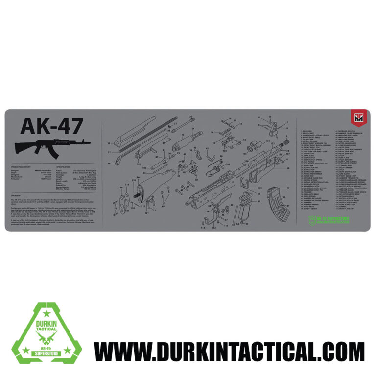 Durkin Tactical AR15 Build Mat - Durkin Green - Durkin Tactical