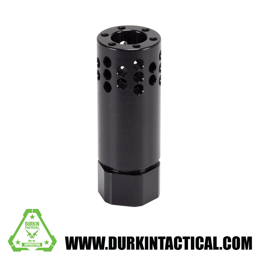 1/2″x28 Compact Slip Over Shroud/Compensator 5.56/ .223 - Durkin Tactical