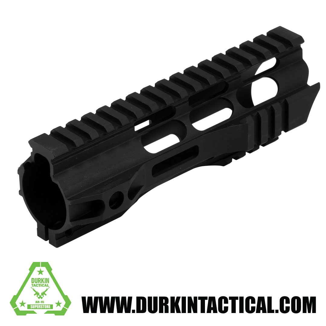 AR-15 M-LOK 7″ Free Float Slant Cut Quad Rail Handguard - Durkin Tactical