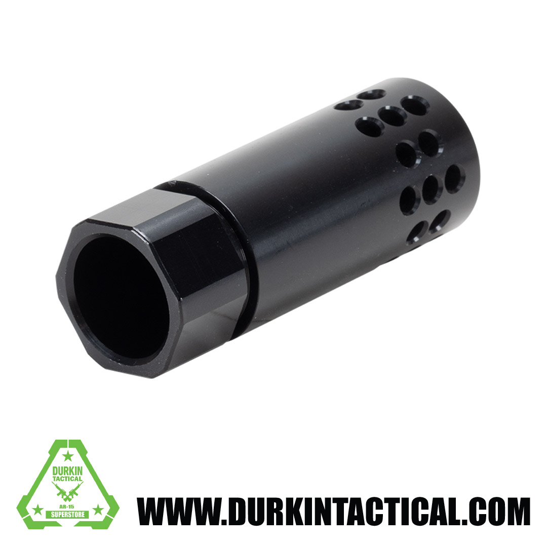 9MM, 1/2 x 36 Compact Slip Over Shroud | Compensator - Durkin Tactical