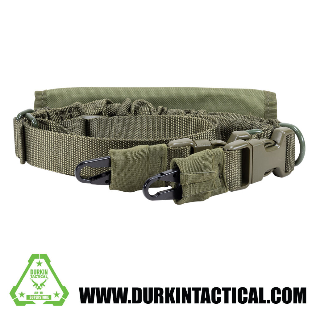One/Two Point Sling | Shoulder Pad - Green - Durkin Tactical