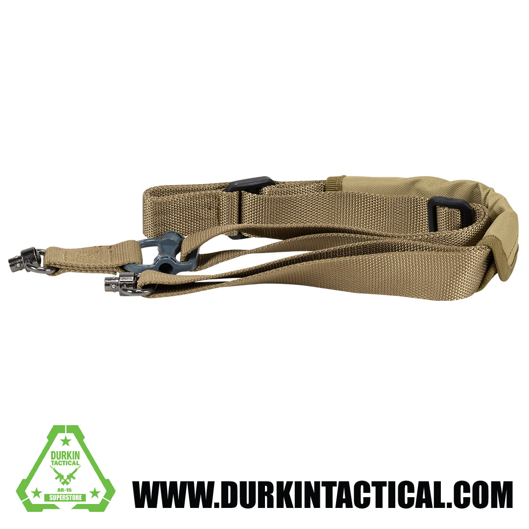 QD Swivels | One/Two Point Sling | Shoulder Pad - Tan - Durkin Tactical