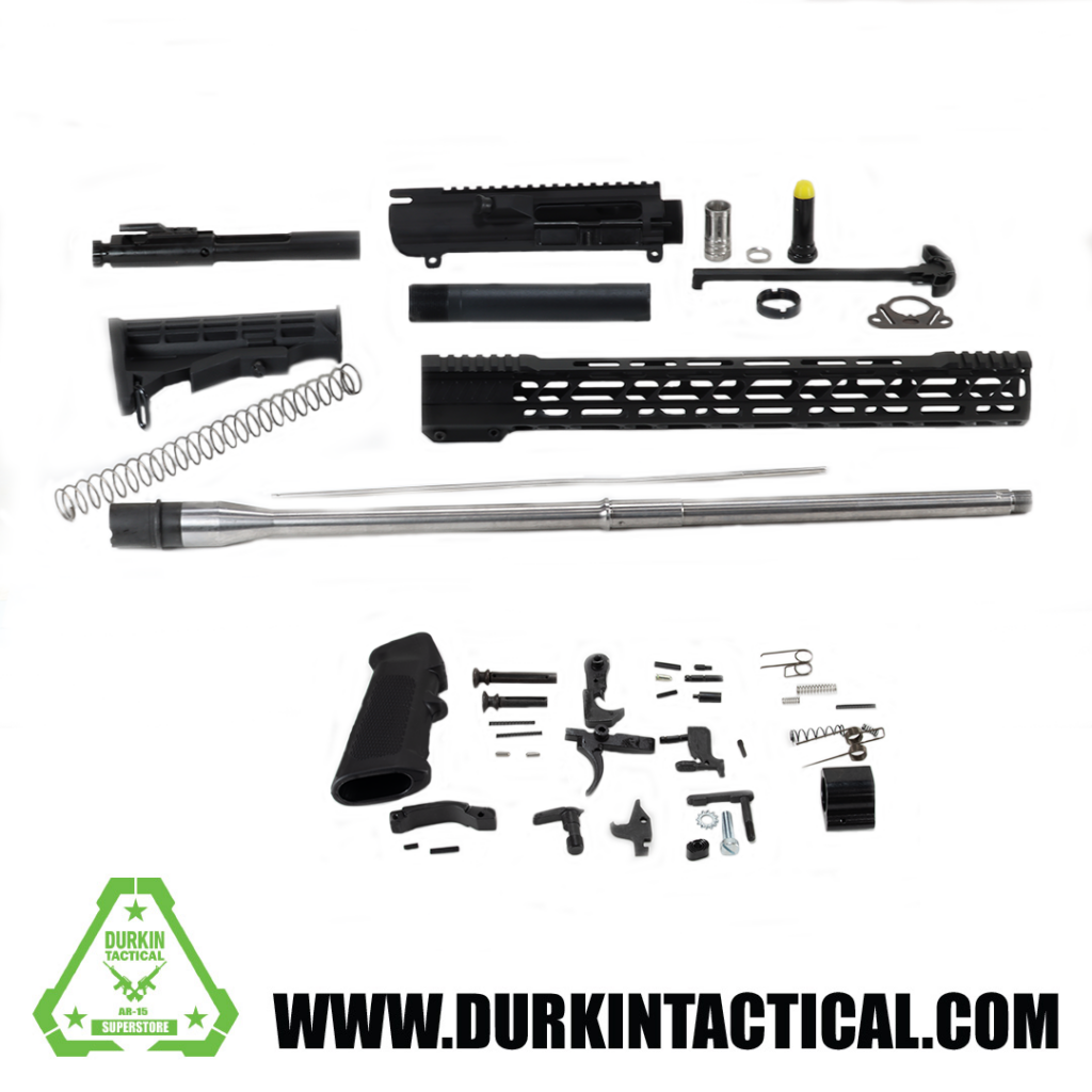 24″ .308 Stainless Steel Kit | Rifle Length Gas System | - Durkin Tactical
