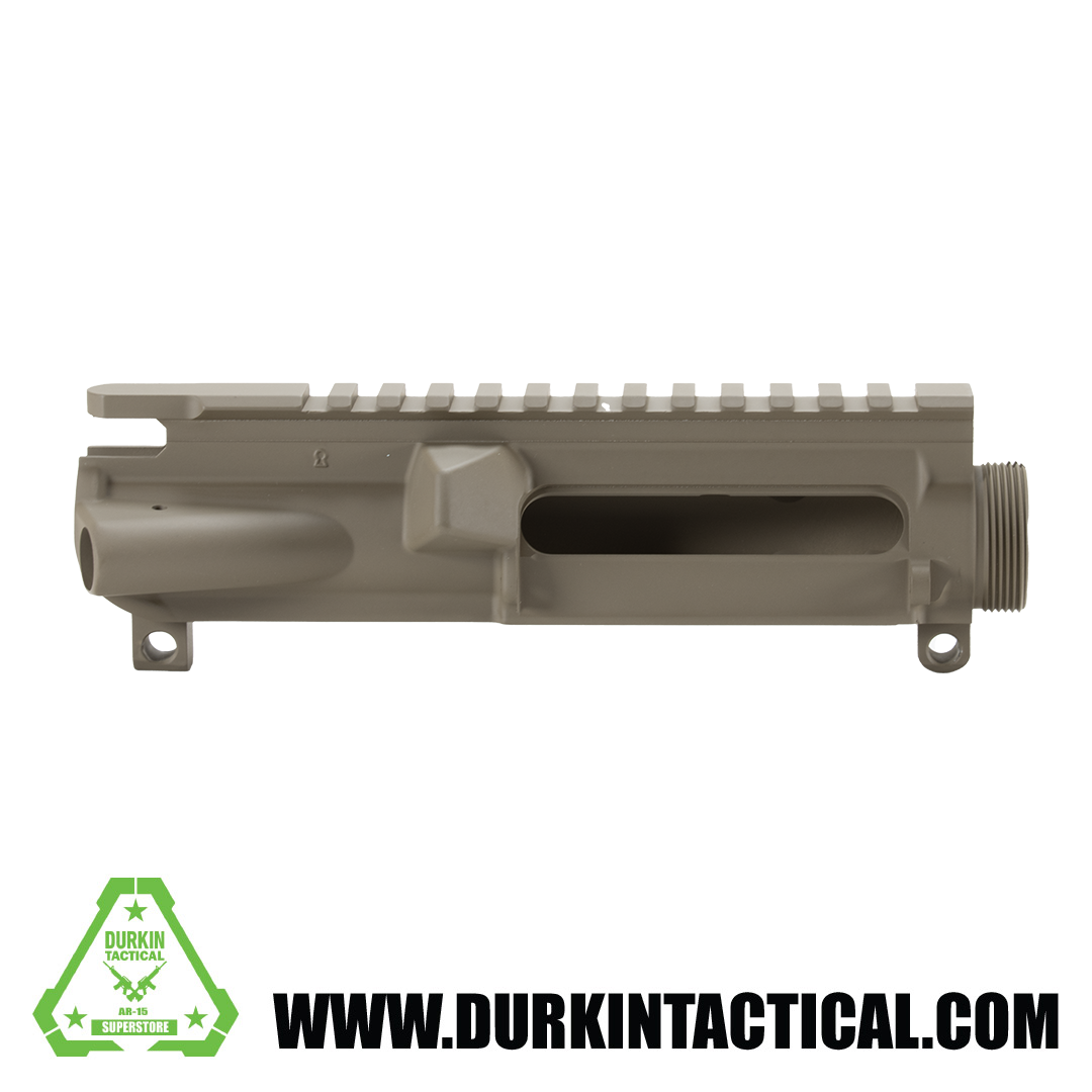 AR-15 FDE Stripped Upper Receiver - Durkin Tactical
