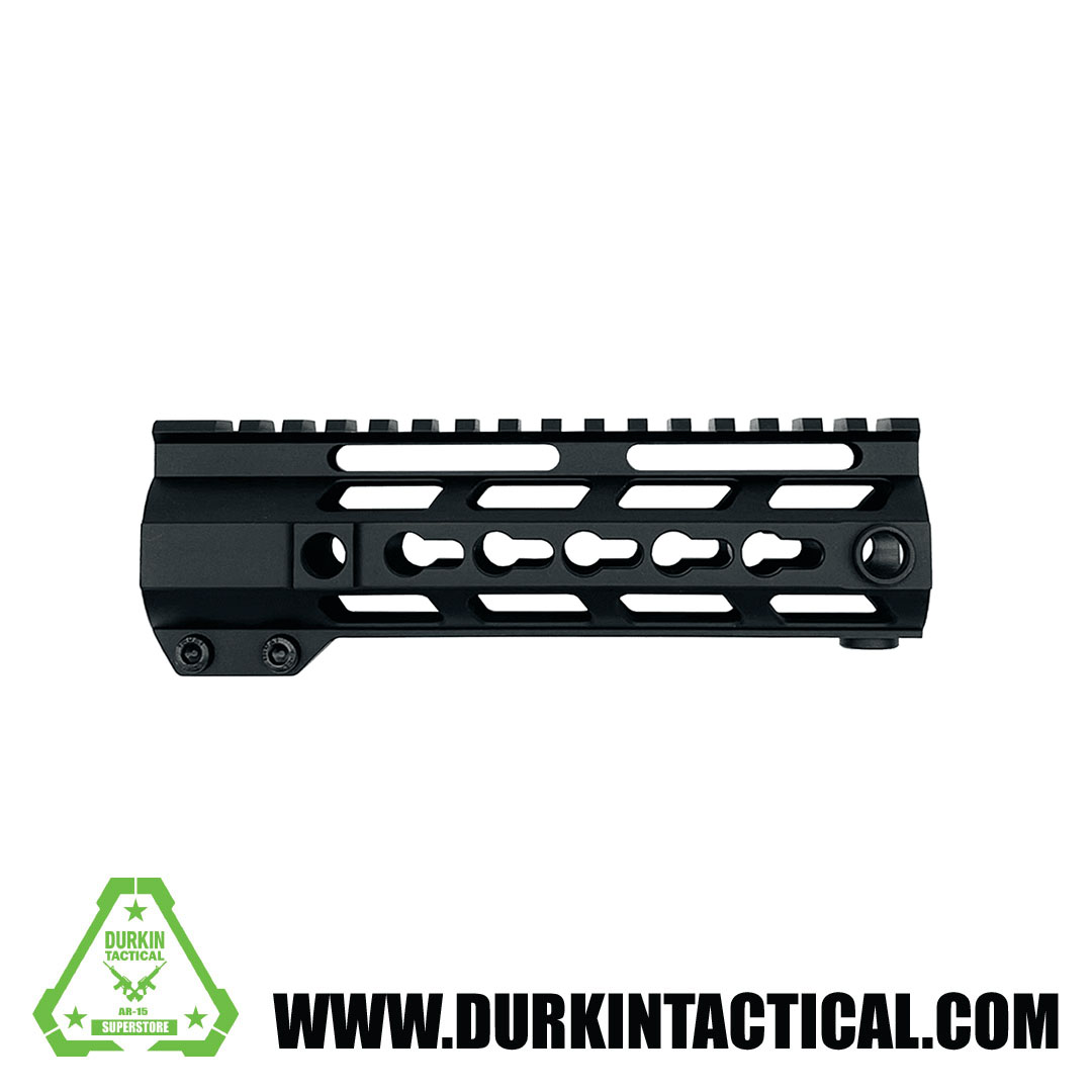 7″ Black AR-15 Free Float QD Keymod Handguard - Durkin Tactical
